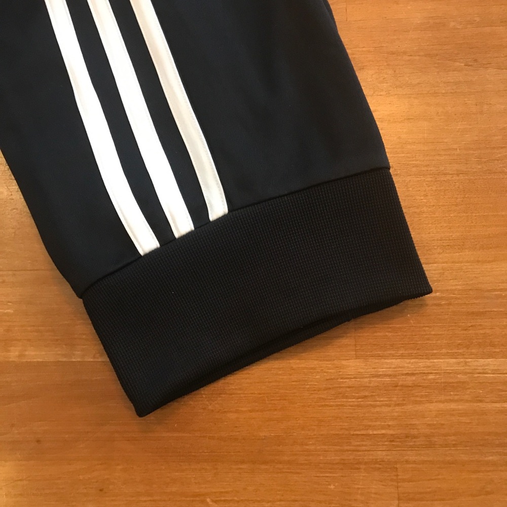 Adidas Black 3-Stripes Track Suit - Gem